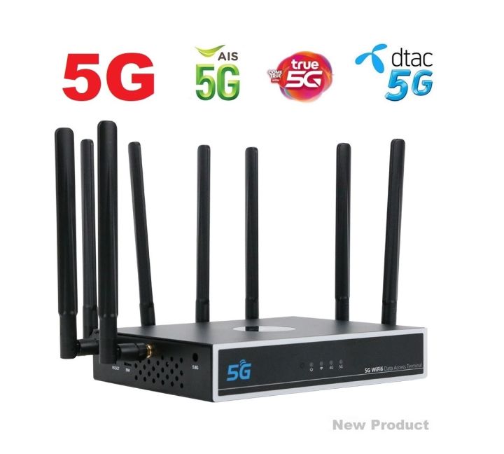 5G เราเตอร์ใส่ซิม 5G SIM AT TTL QoS Wireless Modem Ethernet with sim ...