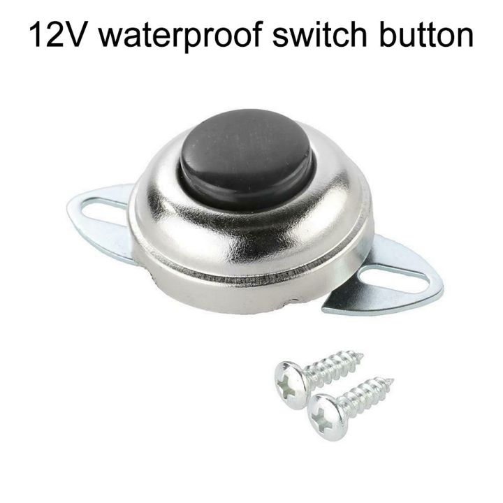 1pcs New 12V 24V Metal Waterproof Push Button Momentary Horn Switch ...