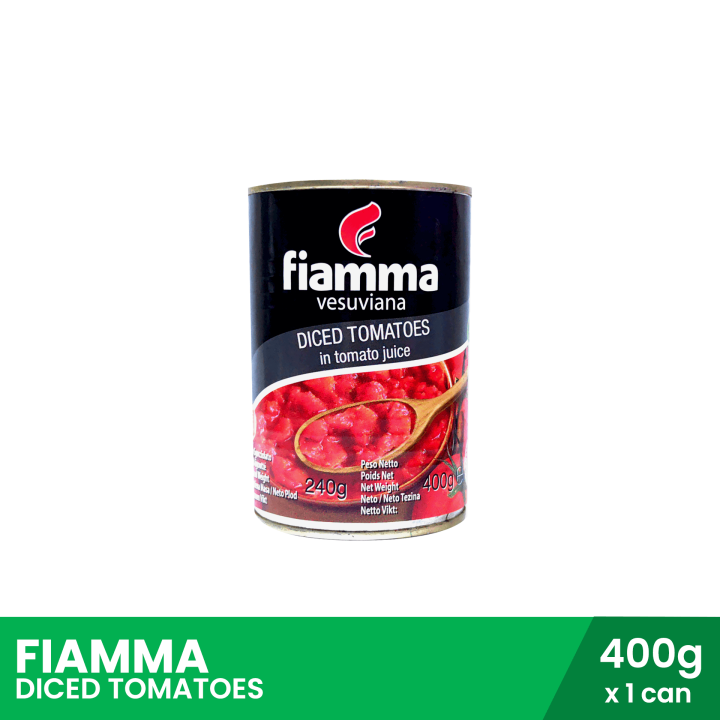 FIAMMA Diced Tomatoes 400g, canned goods, groceries, food essential ...