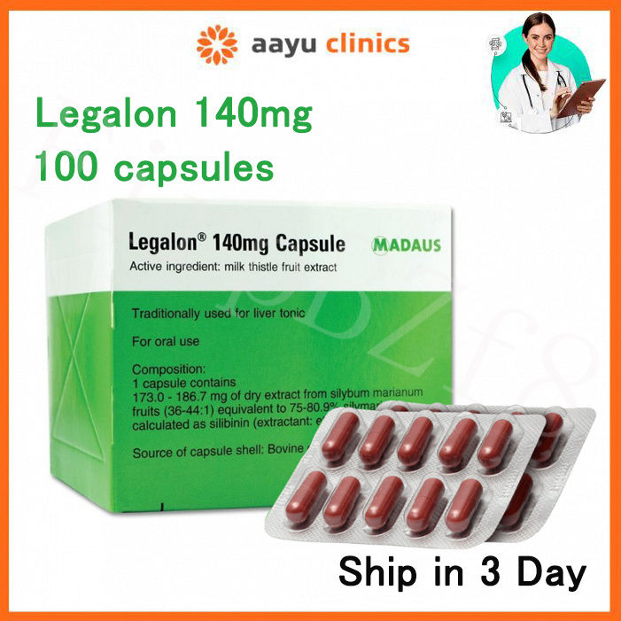 [Klinik Aayu]LEGALON 140MG 100 KAPSUL Ekstrak milk thistle Suplemen ...