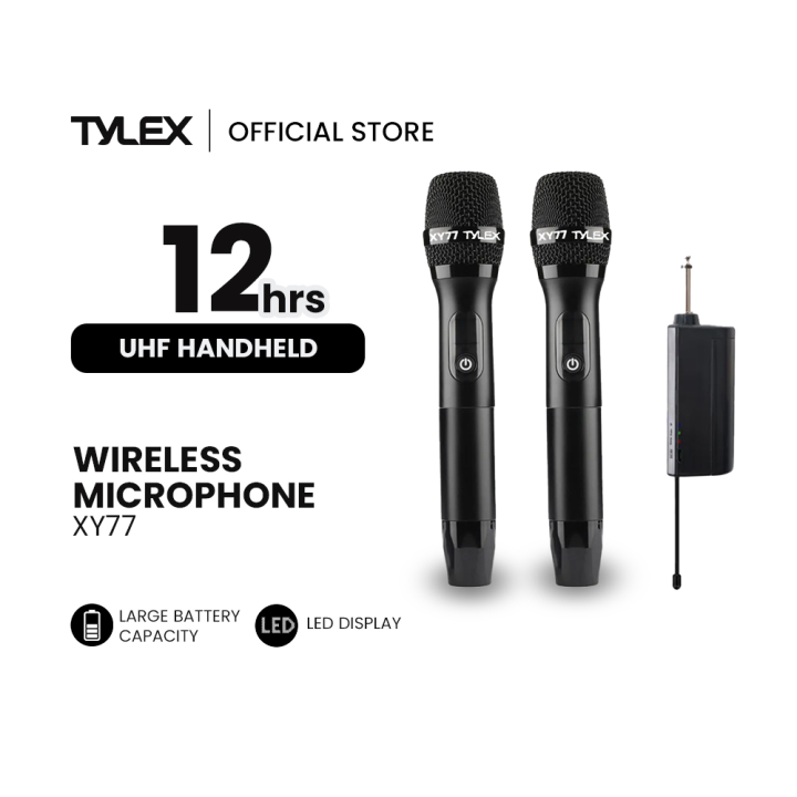 TYLEX XY77 Professional UHF Wireless Handheld Microphone With Receiver ...