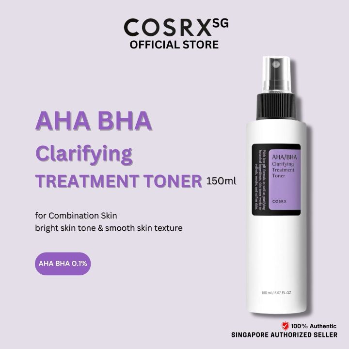 Cosrx AHA BHA Clarifying Treatment Toner 150ml(Buy 2+Free Mini ...