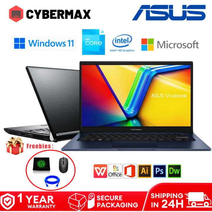ASUS Vivobook 14" Laptop Intel Core i3-1215U 8GB/128GB SSD Windows 11 ...