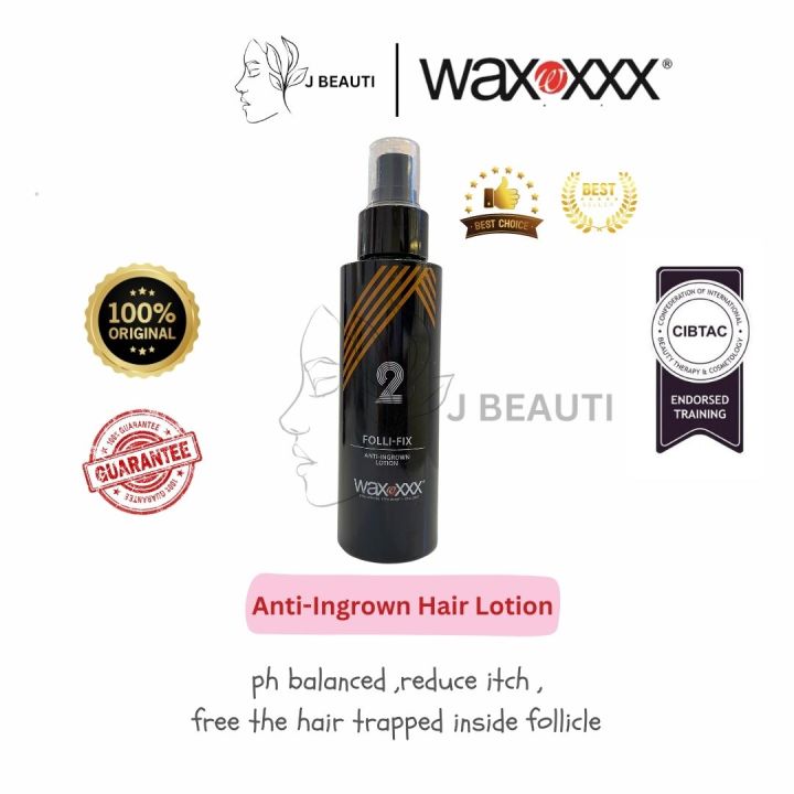 WAX@XXX Anti-Ingrown Hair Lotion (120ml) | 法国专业除毛品牌～美肤减少内长液（120ml）平衡pH值/ 减少发痒/ 保湿/ 治疗内长/ 减少痘痘滋生 ...