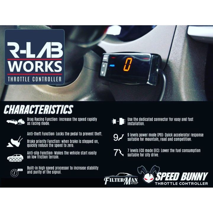 R-Lab Works Throttle Controller | Lazada PH