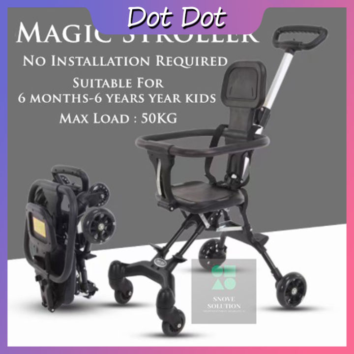 Foldable Magic Baby stroller 4 wheels Ultra lightweight Baby Chair ...
