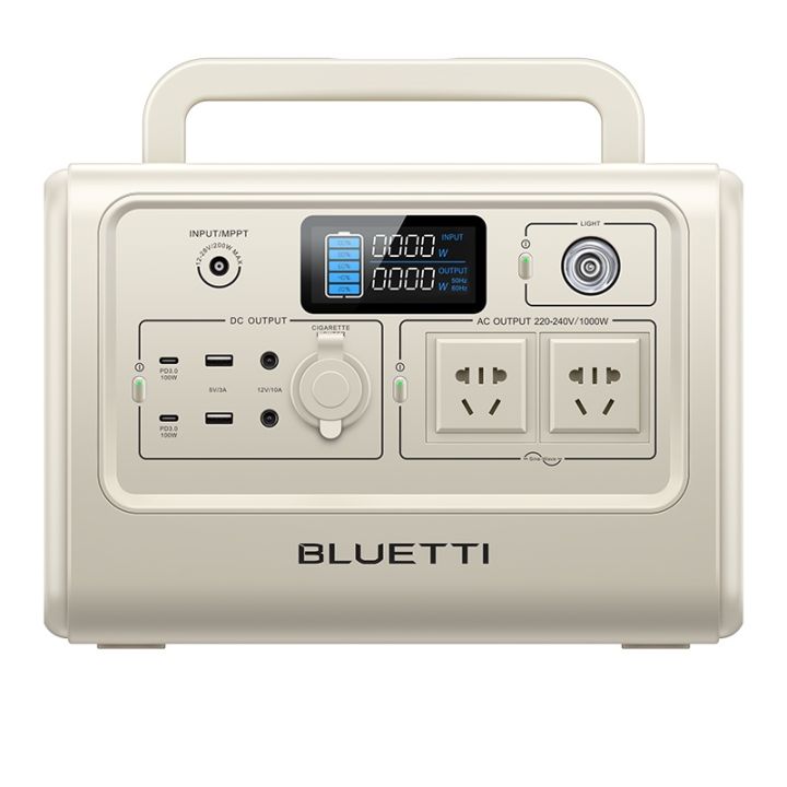 Bluetti EB70 716WH/1000W Portable Power Station Multi-Function Big ...