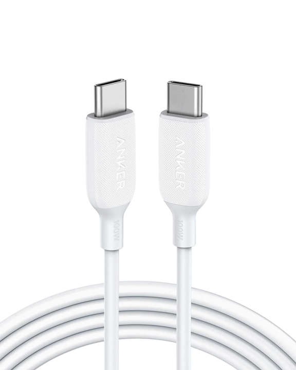 Anker 543 USB-C to USB-C Cable (6ft/1.8m) 100W Max Power Delivery A8856 ...