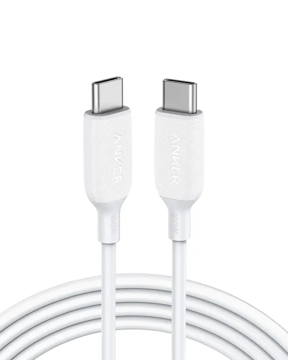 Anker 543 USB-C to USB-C Cable (6ft/1.8m) 100W Max Power Delivery A8856 ...