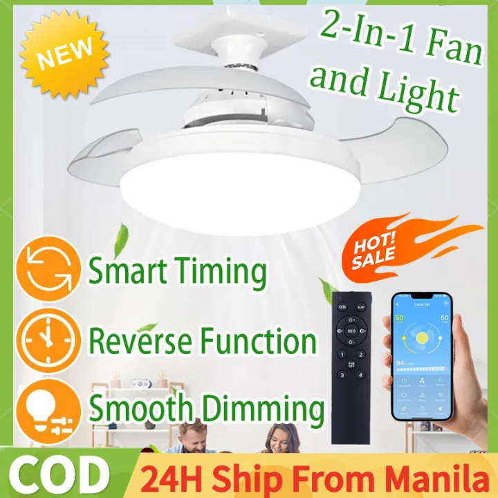Ceiling Fan With Light Smart Ceiling Fan Inverter With Remote Control ...