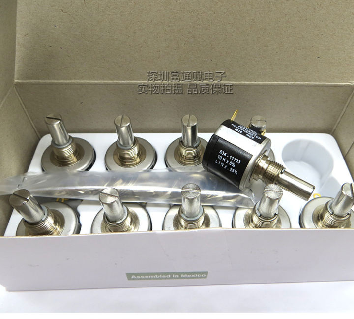 534-1103 10K 100 Euro 100K Precision Multi-Turn Potentiometer Vishay ...