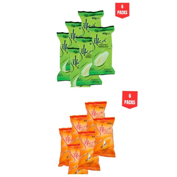 Silka Soap Orange I Green 65g x6 | Lazada PH