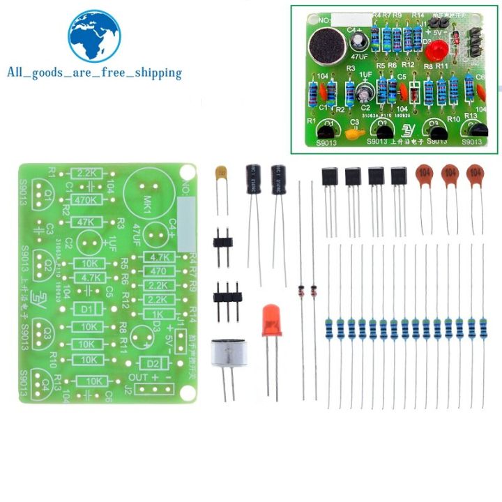 TZT Electronic Acoustic Clap Control Switch DIY Kit Sound Sensor ...