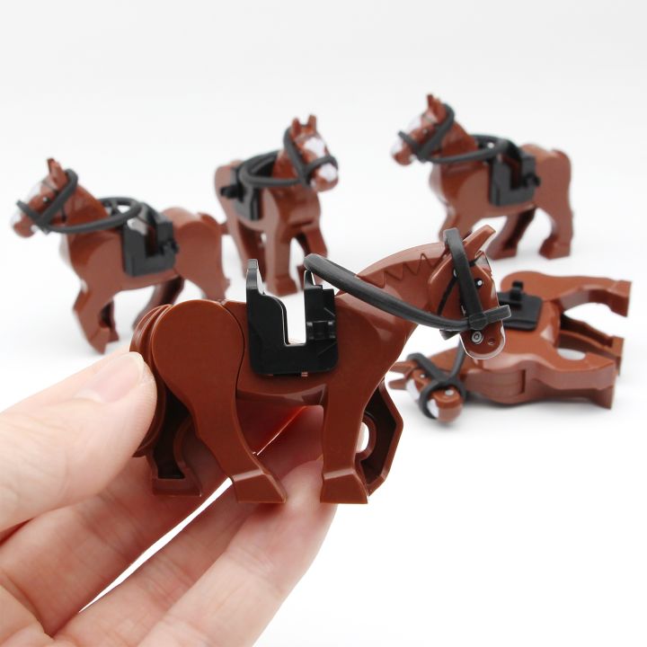 Single Animal Figures Saddle Horse Rope Base Military Fighting Horses ...