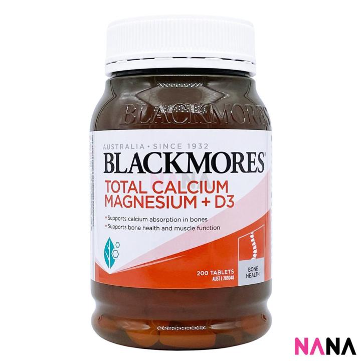 Blackmores Total Calcium & Magnesium + D3 200 Tablets (EXP:04 2026 ...