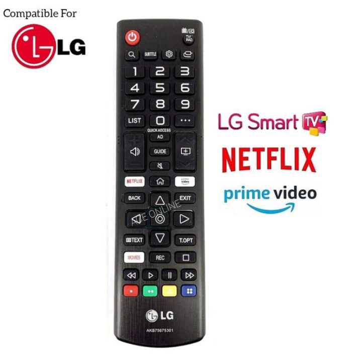 LG Smart Remote Control พร้อม Netflix Prime Video Replacement AKB, AKB ...