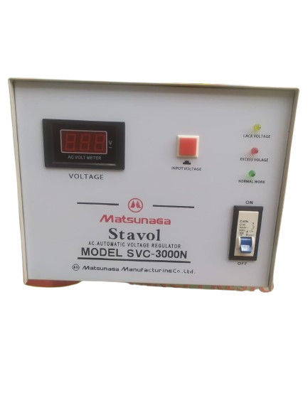 Matsunaga Stabilizer SVC-1000N Stavolt Motor Penstabil Tegangan Listrik ...