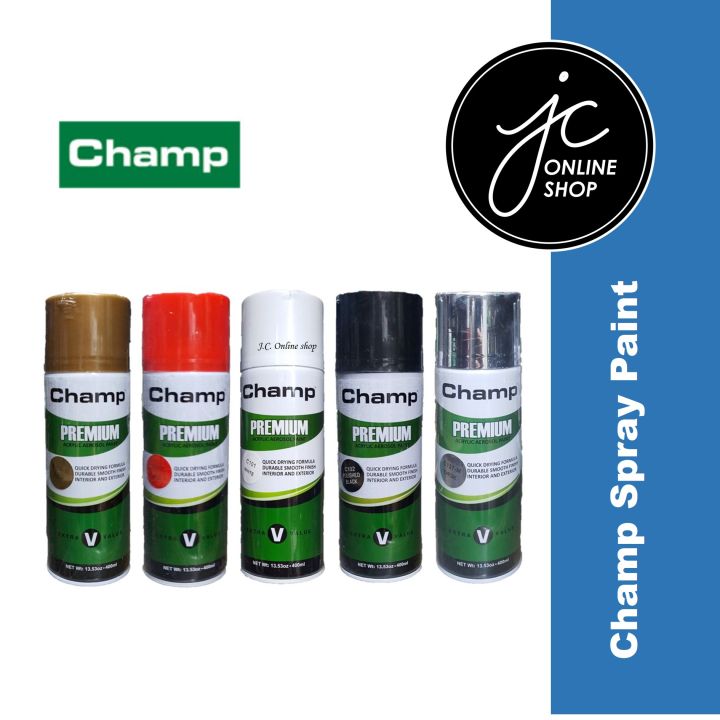 Champ Premium Acrylic Aerosol Spray Paint 400mL | Lazada PH