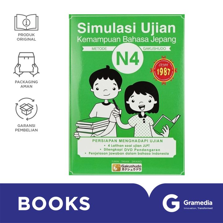 Simulasi Ujian Kemampuan Bahasa Jepang N4 Metode Gakushudo | Lazada ...