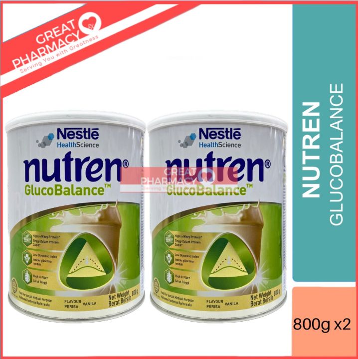 Nutren Glucobalance (New Packaging of Nutren Diabetik) 800g X 2 | Lazada