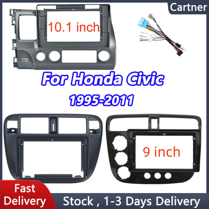 Car Stereo 2din Panel Radio Frame for HONDA CIVIC 1995-2011 Android ...