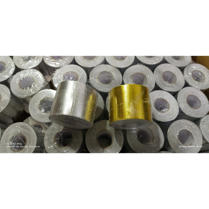 Gold Intake Heat Reflective Tape / Reflect-A-Gold High-Temperature Heat ...
