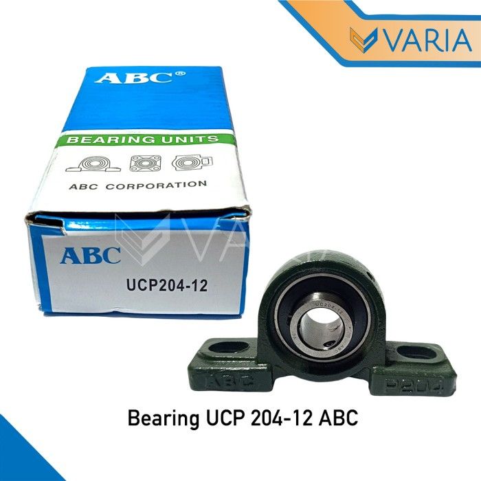 Bearing UCP 204-12 ABC As 3/4 inch 19.05 mm Laher Pillow Block Duduk | Lazada Indonesia