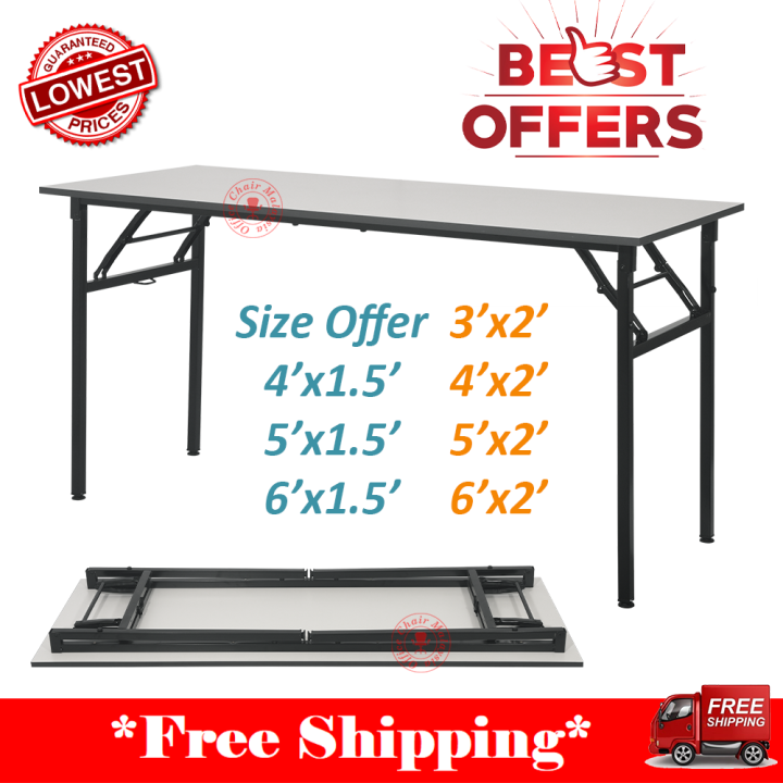 Folding Table / Foldable Table / Banquet Table / Office Table / Meja ... Folding Table / Foldable Table / Banquet Table / Office Table / Meja ...