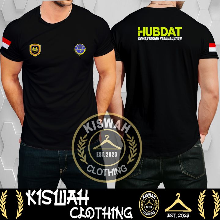 Kaos Tshirt HUBDAT Kementerian Perhubungan Logo DB Kaos Distro | Lazada ...