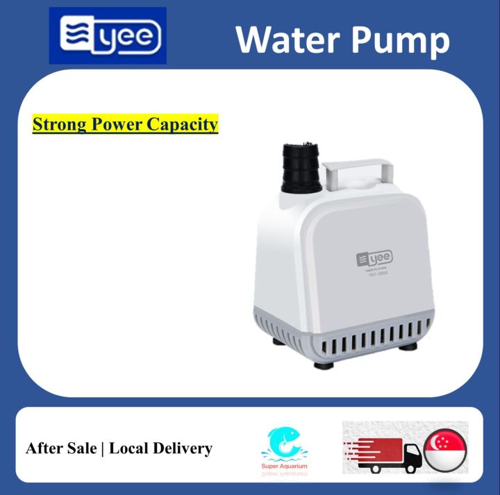 YEE Aquarium Submersible Pump, Bottom Suction, 360°-Circulation Pump ...