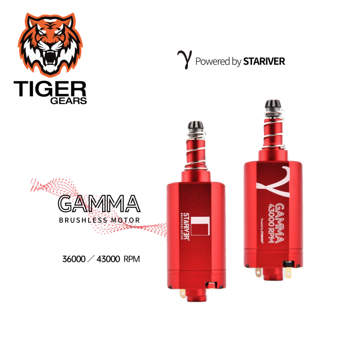 Tiger Gears Gamma 36000 RPM Brushless Motor by Stariver for AEG Toy and ...