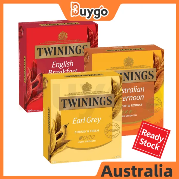 Twinings Tea Bags Australia Afternoon / English Breakfast / Earl Gery ...