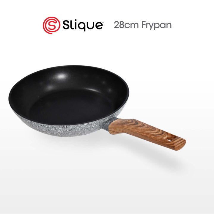 SLIQUE Premium Non Stick Fry Pan Saucepan Dutch Oven Grill Pan Wok Pan ...