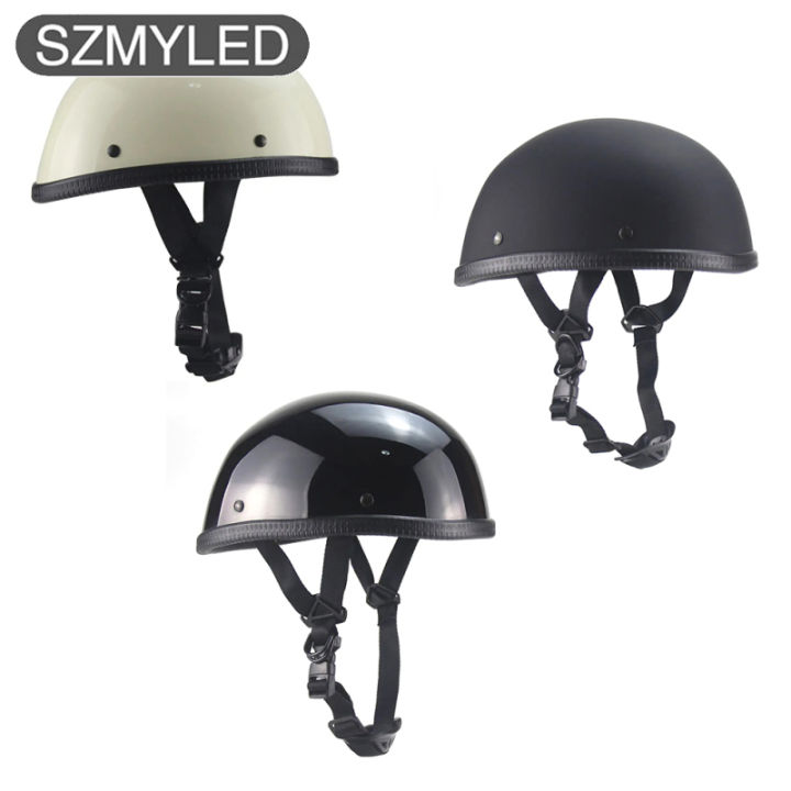 Motorcycle Helmets Open Face Retro Helmets Men Women Dot Approved ...