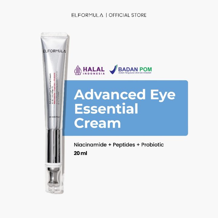 ELFORMULA Advanced Timeless Essential Eye Cream - Serum Mata untuk Mencerahkan Area Mata dan ...