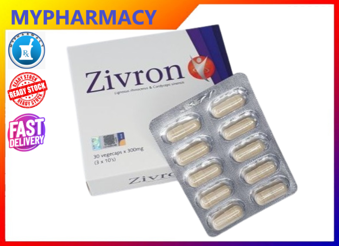 ZIVRON 300mg (LIGNOSUS RHINOCERUS / TIGER MILK MUSHROOM & CORDYCEPS ...