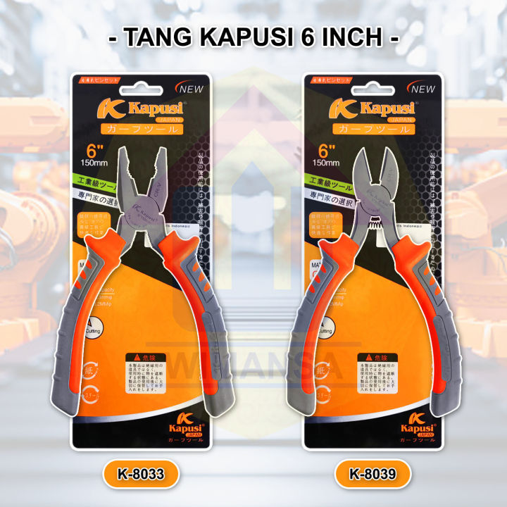 TANG KAPUSI 6 INCH - TANG KOMBINASI - TANG POTONG | Lazada Indonesia