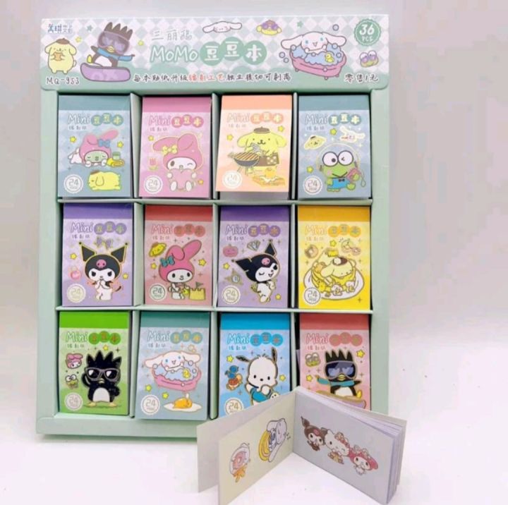 Buku Stiker Mini Lucu Sanrio Melody Kuromi - Mini Sticker Book - per ...