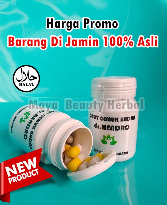 Obat Gemuk Racikan Dr Hendro Original Asli Herbal Suplemen Penambah ...