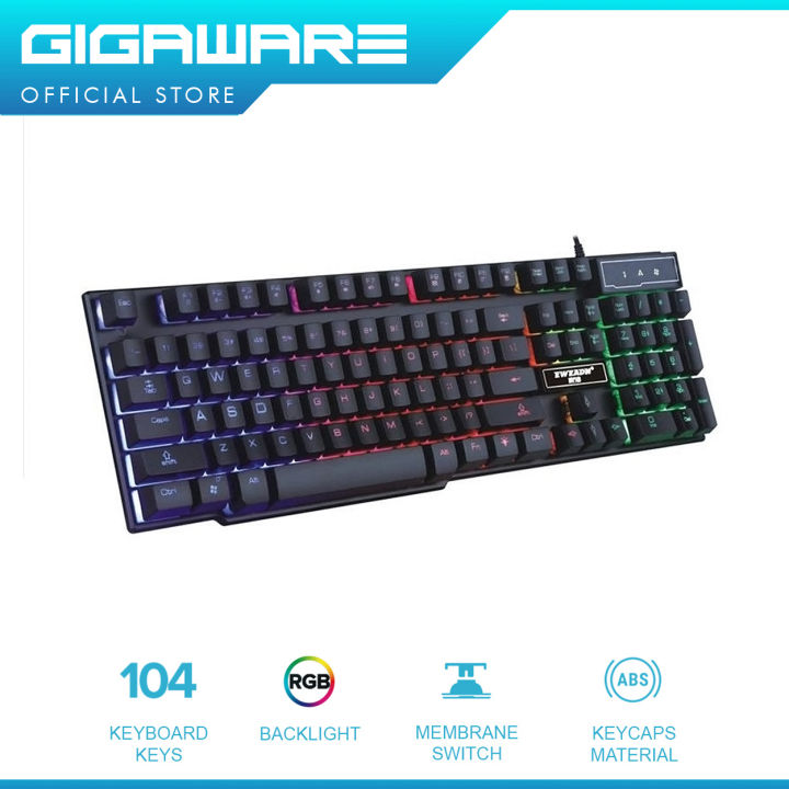 Gigaware GX50 Mad Warrior Suspended Keypress Gaming Keyboard | Lazada PH