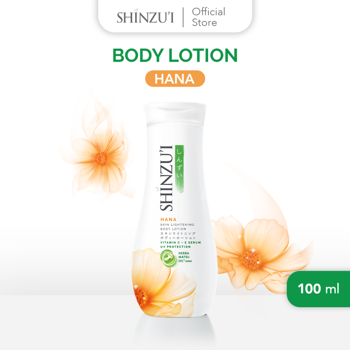 Shinzui Skin Lightening Body Lotion Hana 100ml | Lazada Indonesia
