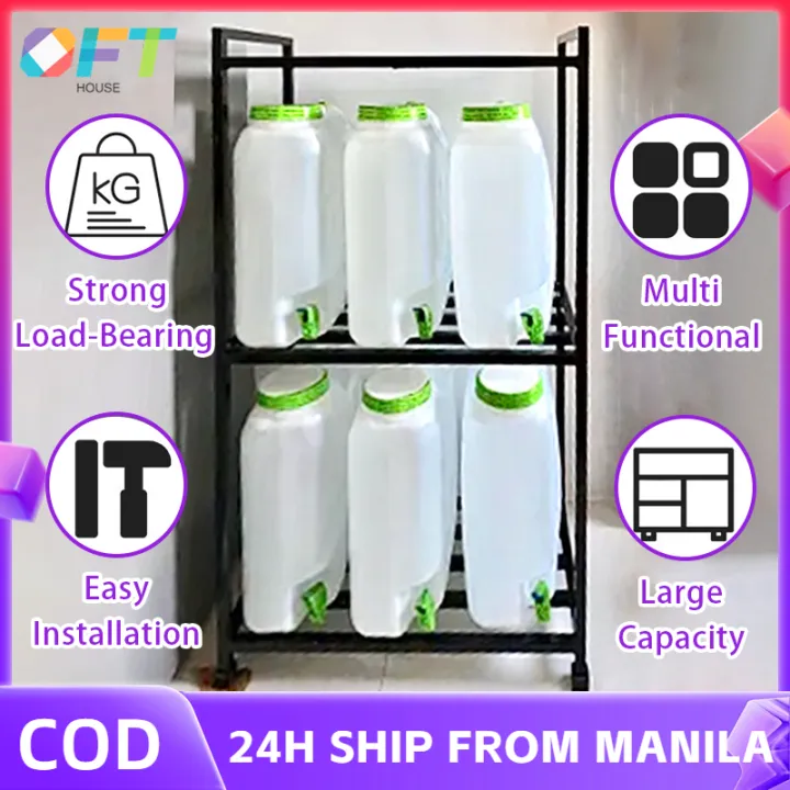 Water Gallon Rack Stand Heavy Duty Stainless Steel Water Tank Bracket 2 ...