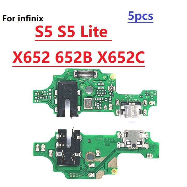 บอร์ดชาร์จสำหรับ Infinix S5 Lite บอร์ดชาร์จพอร์ตบอร์ด USB ขั้วต่อเสียบ ...