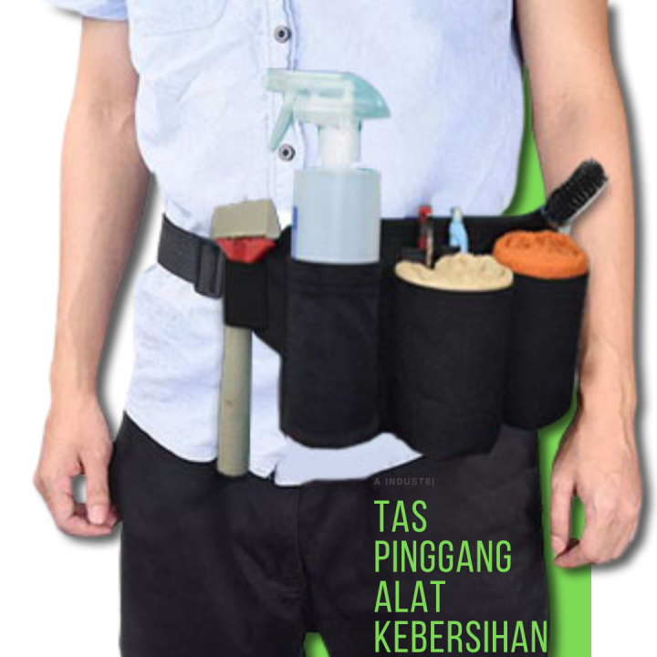 Waistbag Alat Kebersihan Cleaning Service / Tas Pinggang Cleaning ...