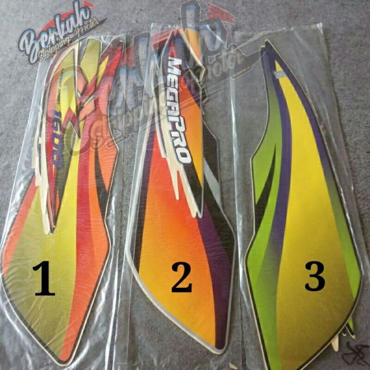 sticker striping lis bodi list les body honda mega pro lama mega pro ...