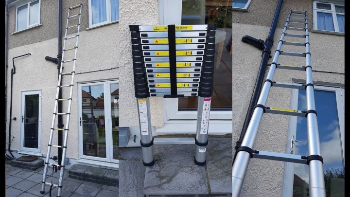 Avant Telescopic Ladder Aluminum Alloy 12.5ft Portable Engineering ...