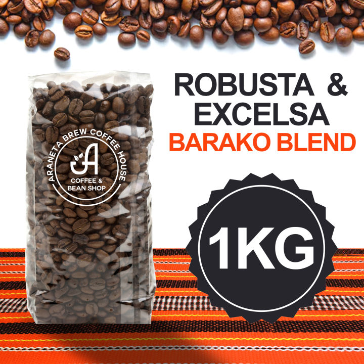 Barako Blend 1KG Blended Coffee Beans Dark Roast | ARANETA BREW COFFEE ...