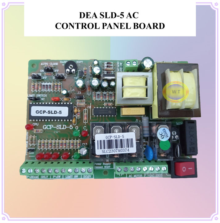 Autogate DEA SLD5 AC Panel Board (GCP-SLD-5) with build in softstart ...