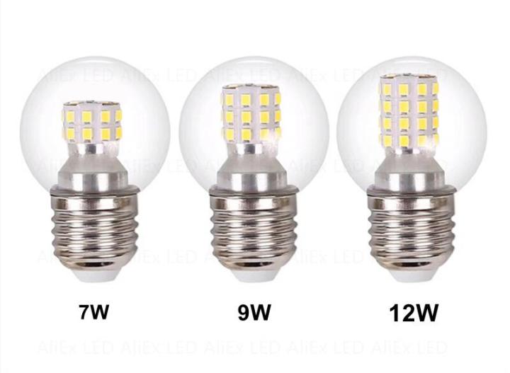 Ranpo Clear E27 6W 9W 12W LED Light Bulb Magic Beans G45 220V 240V High ...