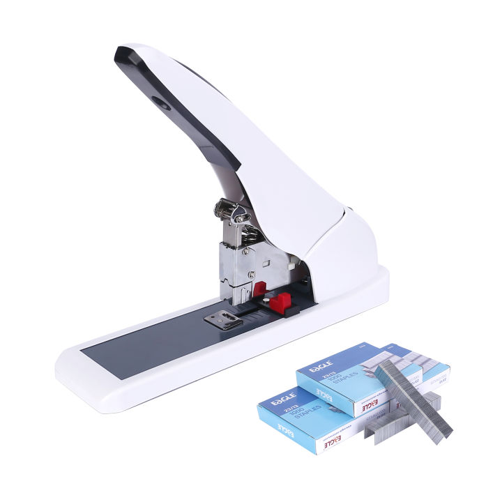 Eagle Effortless Heavy Duty Stapler, 100 Sheets High Capacity, Large ...